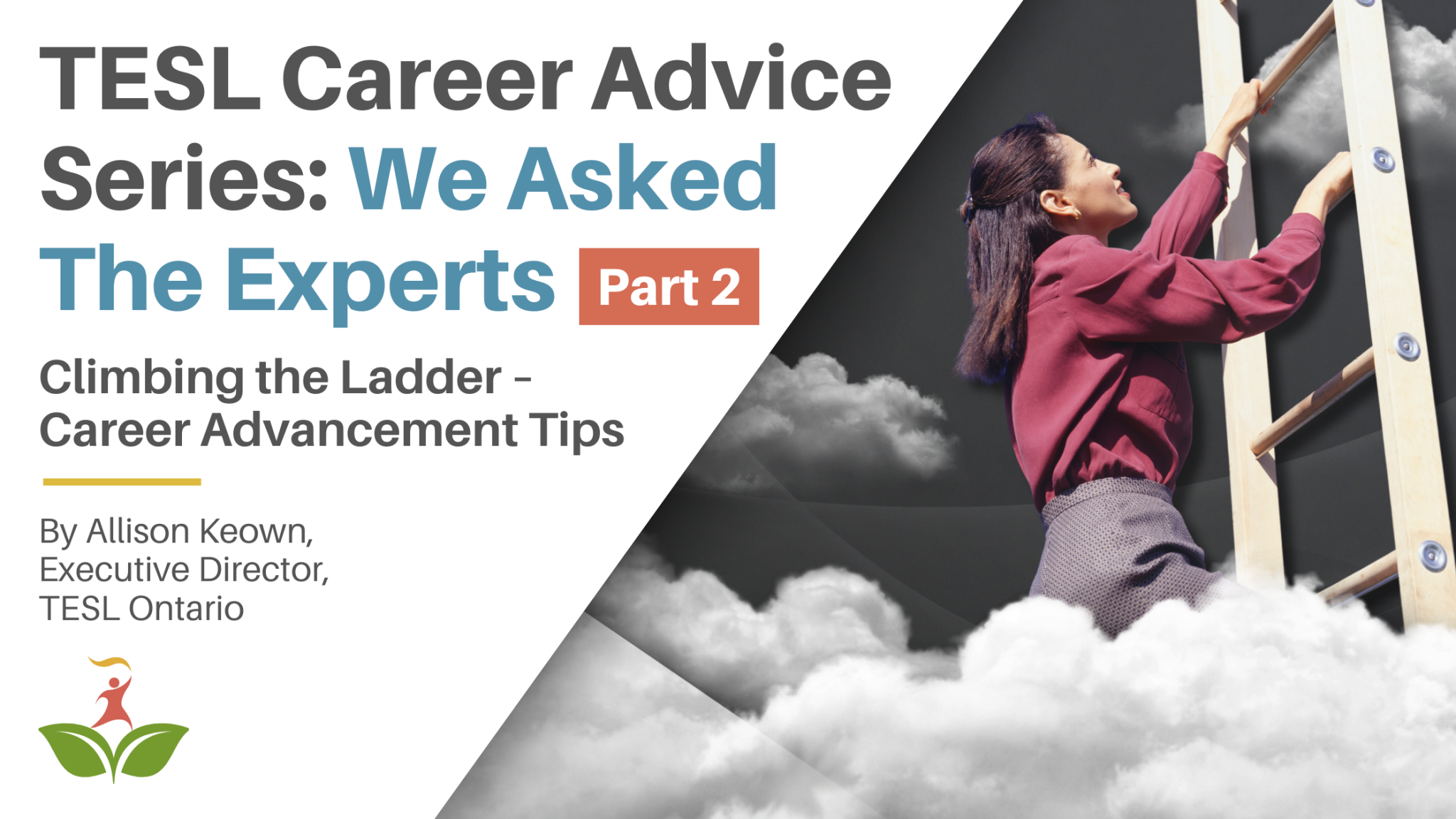 Climbing the Ladder – Career Advancement Tips – TESL Ontario Blog